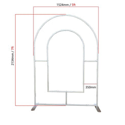Pink Open Arch Backdrop Wedding Birthday Personalized Chiara Arched Me ...