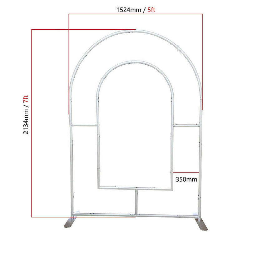 Pink Open Arch Backdrop Wedding Birthday Personalized Chiara Arched Me ...