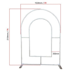 Light Pink Open Arch Backdrop Stand for Events and Parties – webackdrops