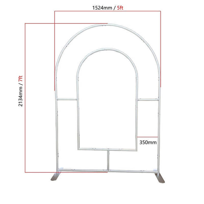 Light Pink Open Arch Backdrop Wedding Birthday Personalized Chiara Arc ...