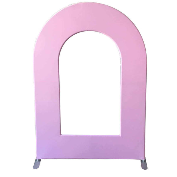 Pink Open Arch Backdrop Wedding Birthday Personalized Chiara Arched Me ...