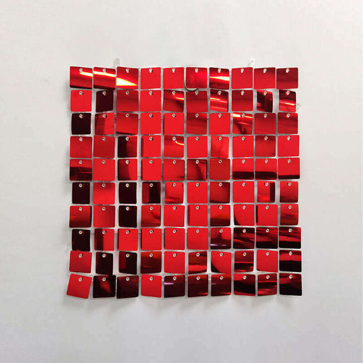 Red Shimmer Backdrop Wall Panels For Engagement Party & Wedding Decor ...